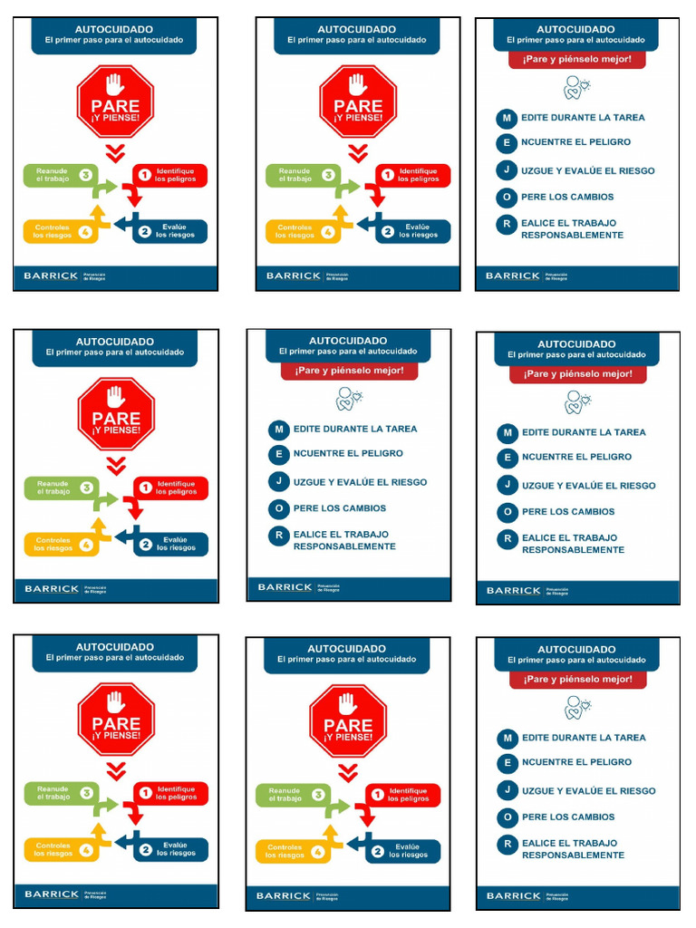 Cartilla Pare y Piense | PDF