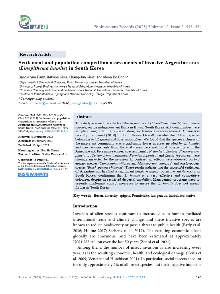 Park Et Al (2023) Settlements and Population Competition Assesments PF ...