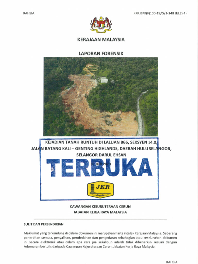 Report Forensik Batang Kali Final 10102023 | PDF