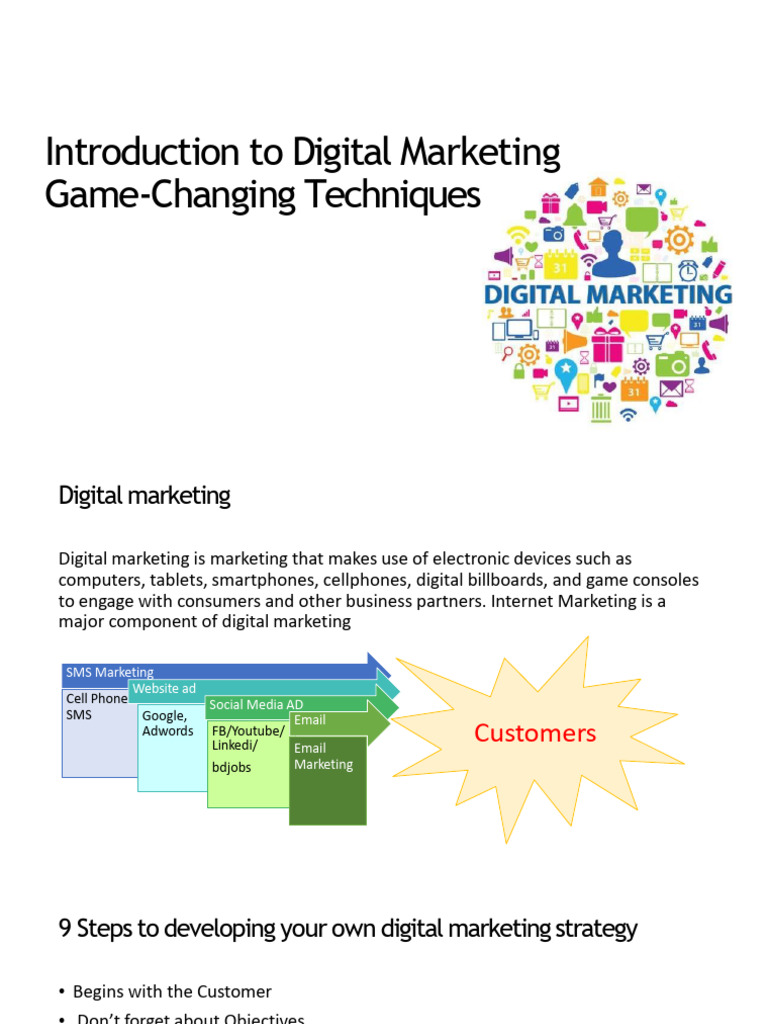 Introduction To Digital Marketing | PDF | Digital Marketing | Advertising