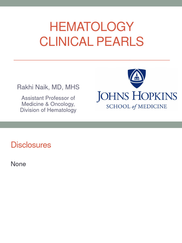 Hematology Case Studies | PDF | Anemia | Tissue (Biology)
