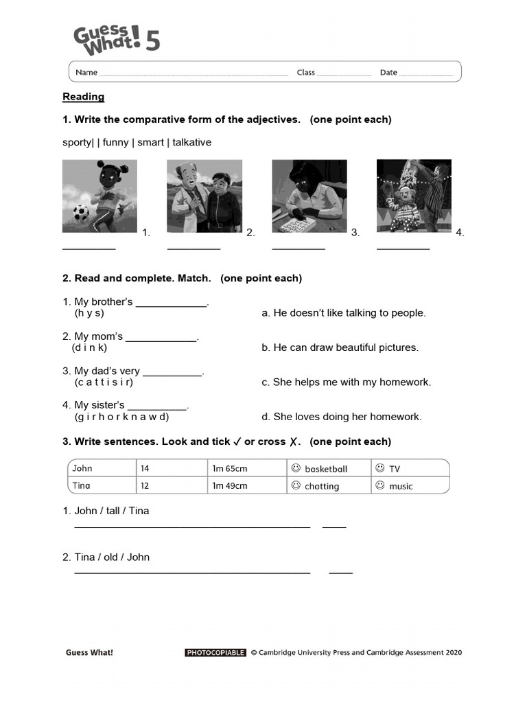 Unit 1 Worksheet 6TH | PDF
