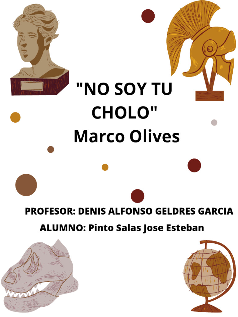 NO SOY TU CHOLO Marco Alives Jose Pinto Salas | PDF | Sexismo ...