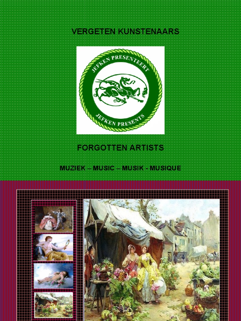 Forgotten Artists | PDF
