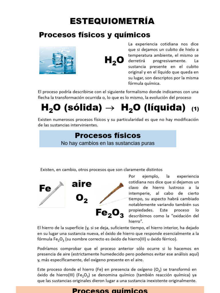 Guia de Estequiometria - Introduccion A La Quimica | PDF ...
