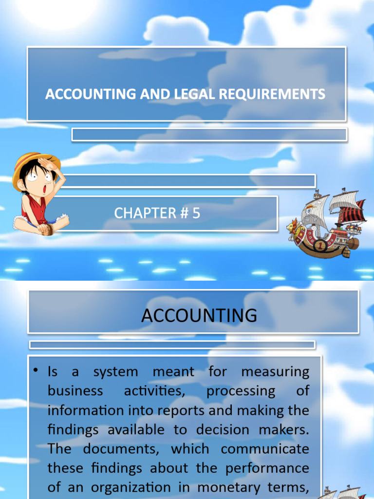 Chapter 5 Accounting and Legal Requirements | PDF | Taxes | Investing