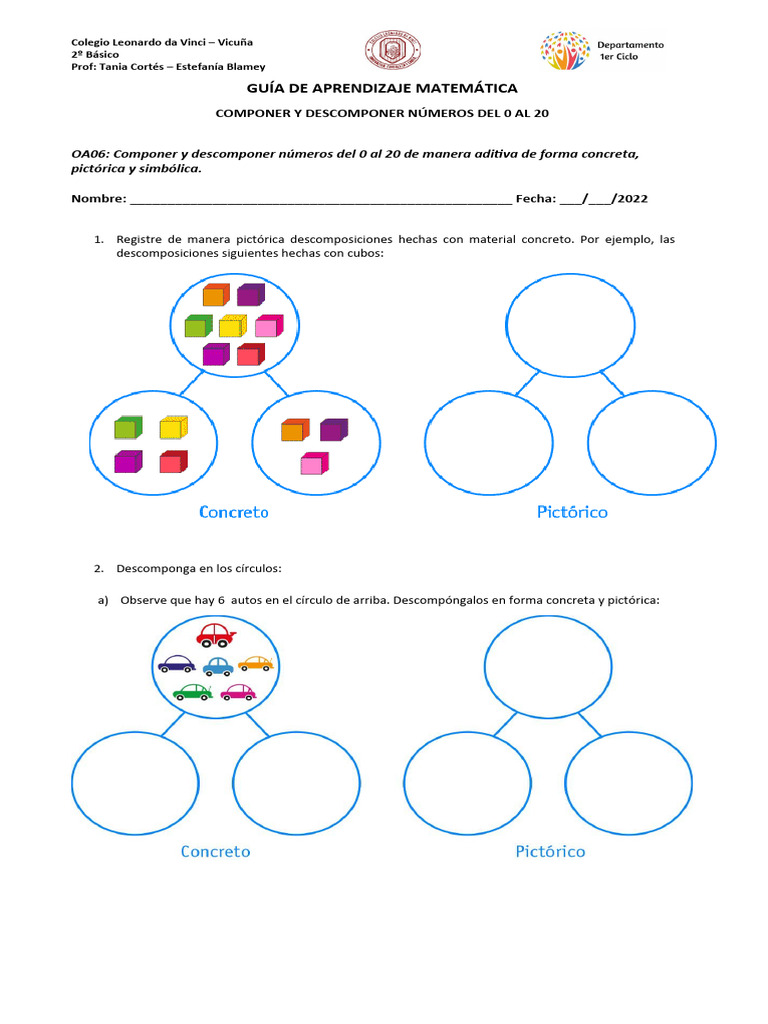 Guia Composicion y Descomposicion | PDF