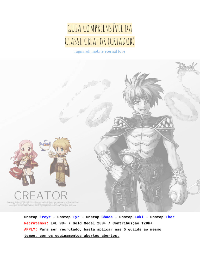 Guia Compreensível Da Classe Criador | PDF | Deus | Alquimia