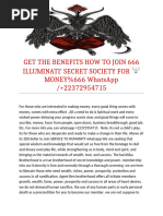 Illuminati Membership Invitation | PDF | Illuminati | Business