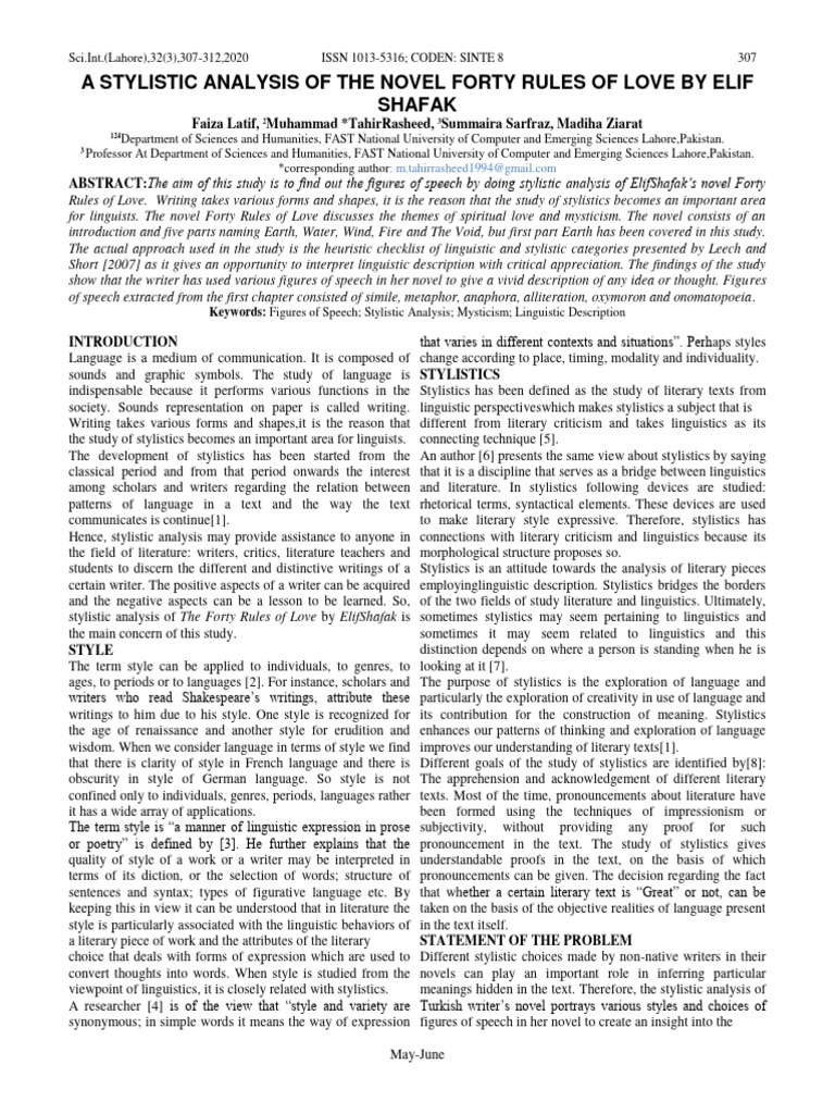 Stylistic Analysis | PDF | Linguistics | Human Communication