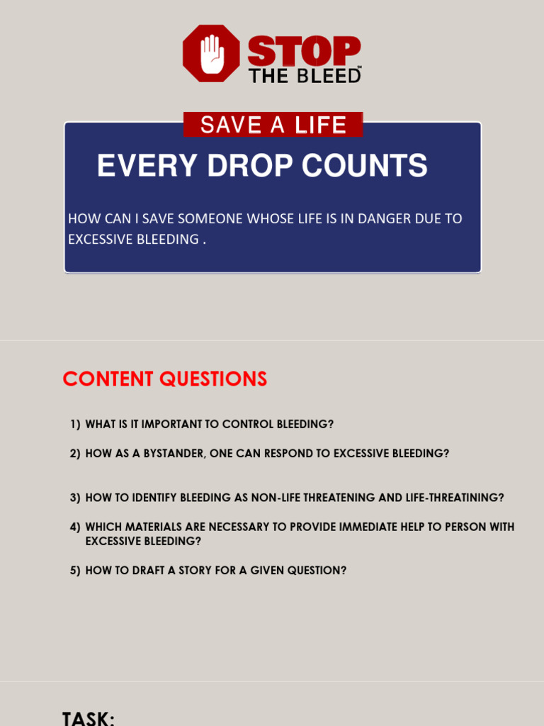 Bleeding-Control For Class | PDF | Bleeding | First Aid