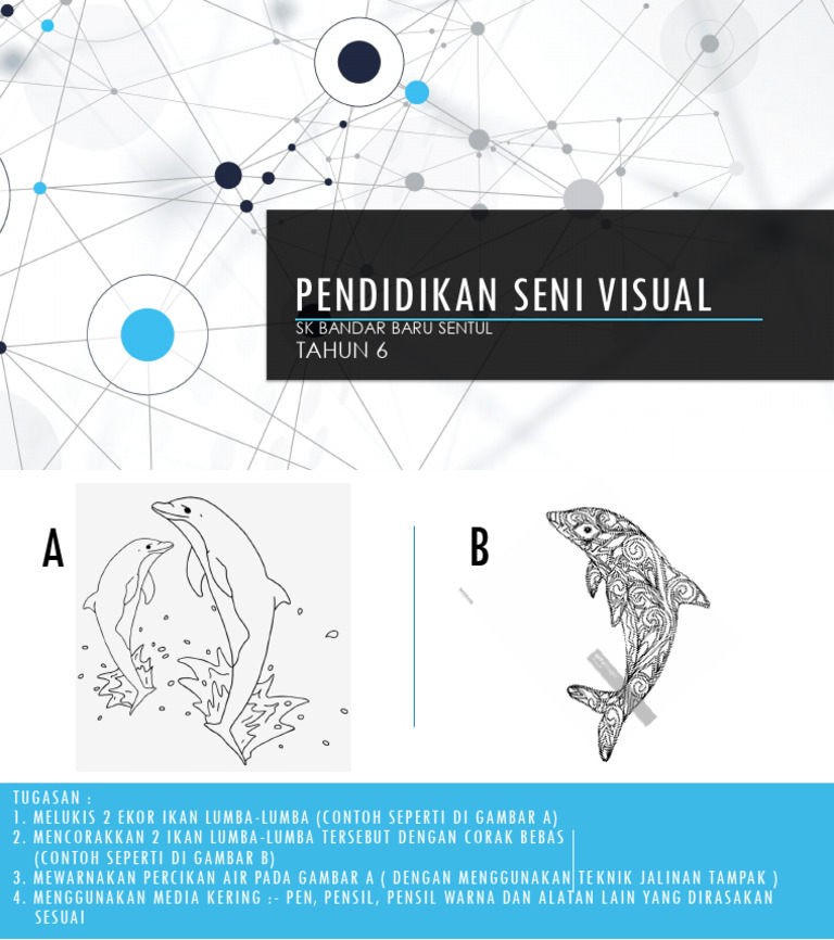 Tugas Seni Visual: Melukis Ikan Lumba-Lumba | PDF | Ilmu Sosial