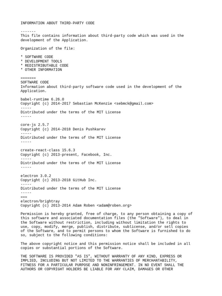 Legal Notices | PDF | Free Software | Source Code