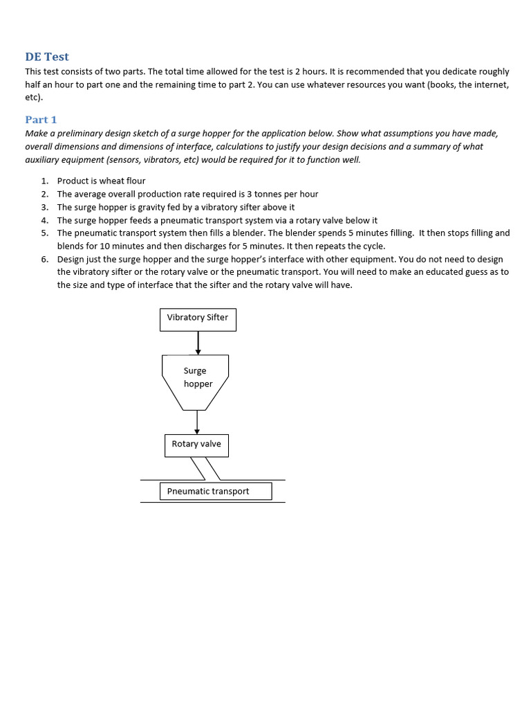 Fresco Systems - Design Engineer Test | PDF | Technology & Engineering