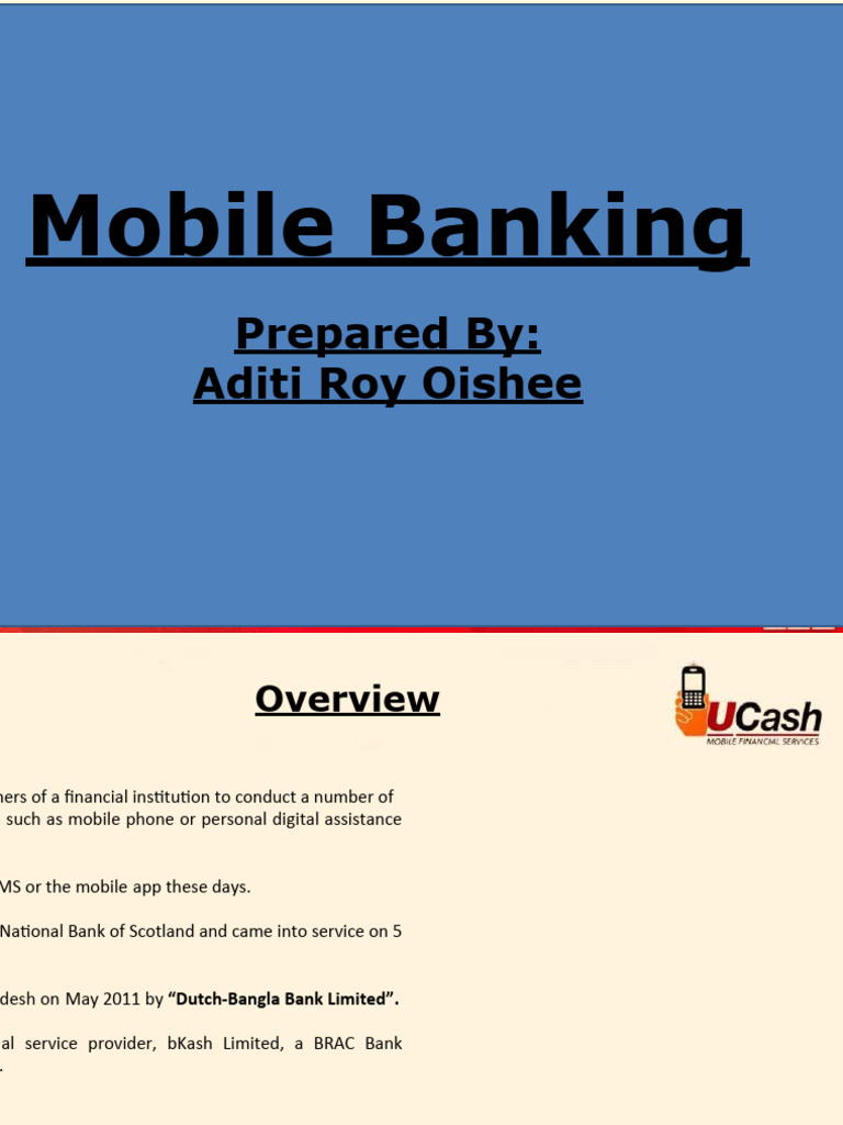 Mobile Banking at A Glance | PDF | Economies | Service Industries