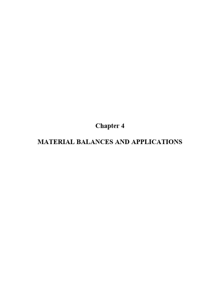 Material Balances in Process Engineering | PDF | Stoichiometry | Combustion