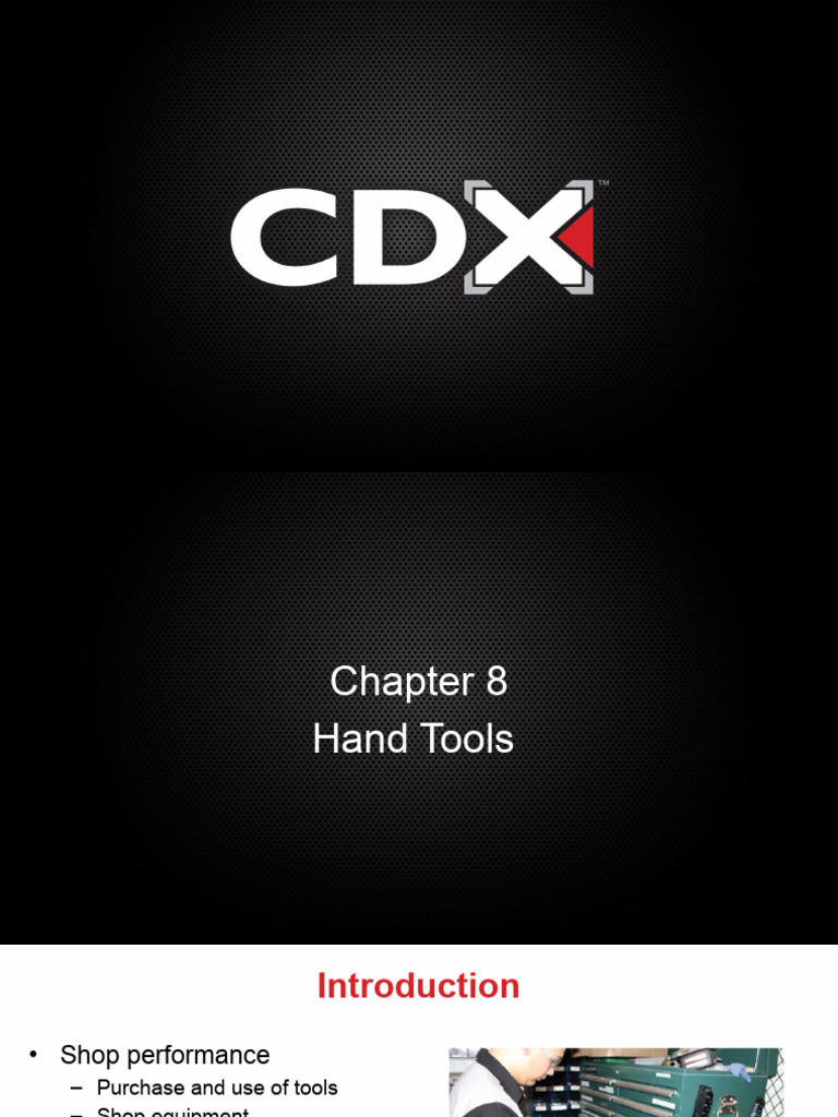 Chapter 8 - Hand Tools | PDF | Rivet | Screw