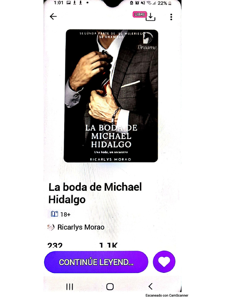 La Boda de Michael Hidalgo Segundo Libro de El Mujeriego Se Enamoró | PDF