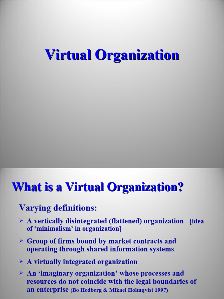 Virtual Organization | PDF | Nike | Market (Economics)