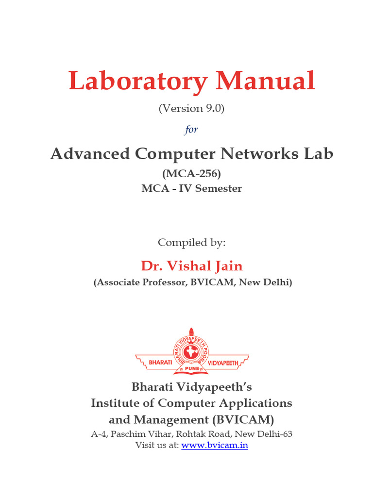 ACN Lab Manual - 0 | PDF | Computer Network | Encryption