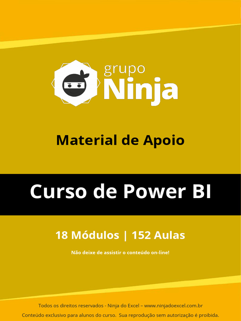 (PDF) Apostila (Power BI 2.0) - V2.0 | PDF | Microsoft Excel | Caixa alta e caixa baixa
