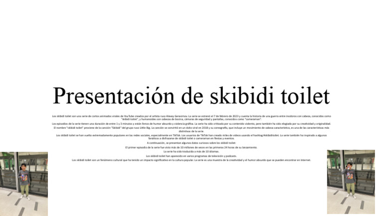 Fenómeno Viral: Skibidi Toilet | PDF | Hogar, jardinería y bricolaje