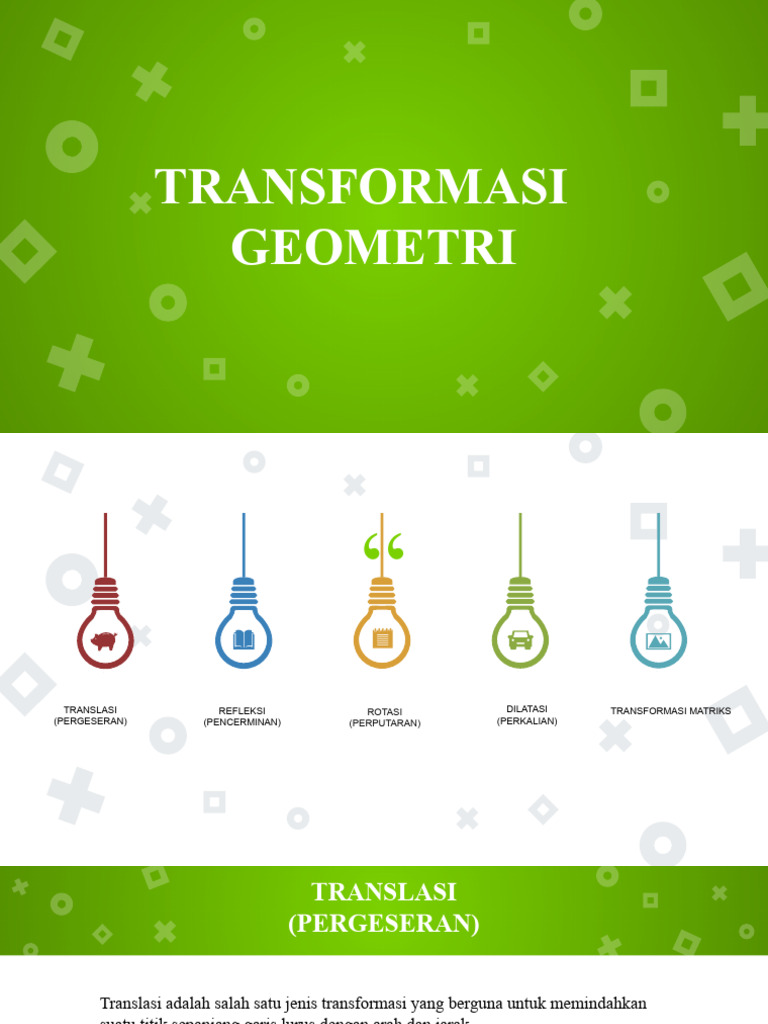 Materi Transformasi Geometri Kelas XI | PDF