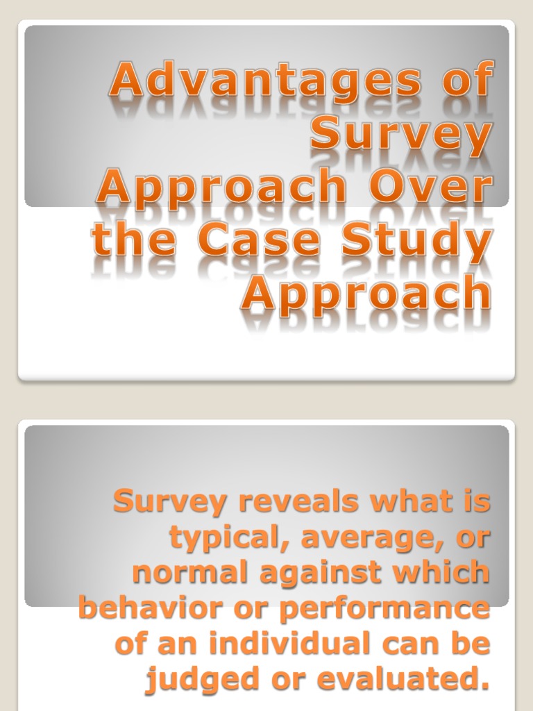 Advantages of Survey Research Method | PDF | Science & Mathematics