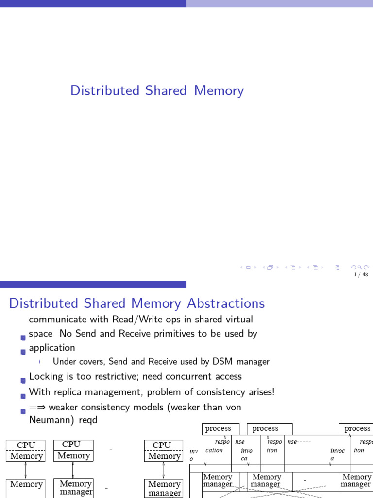 DSM Advantages | PDF | Computer Memory | Runtime System
