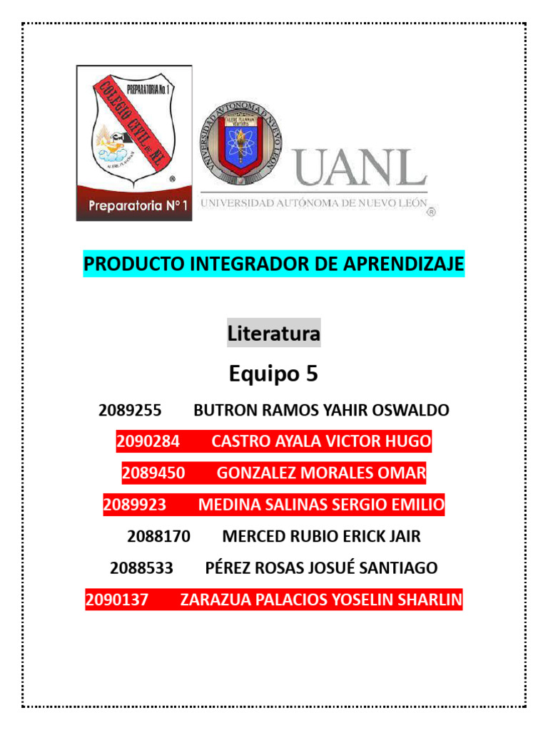 Equipo 5 - PIA - Lit | PDF | Edipo