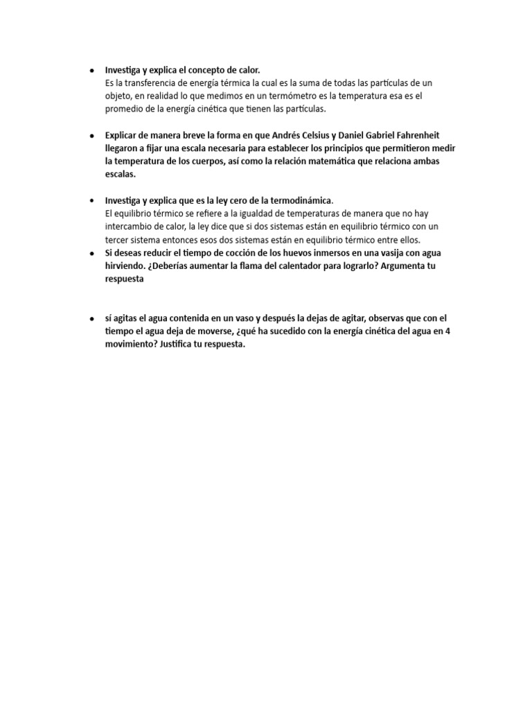 Concepto y definición de calor en física | PDF | Ciencia y matemáticas