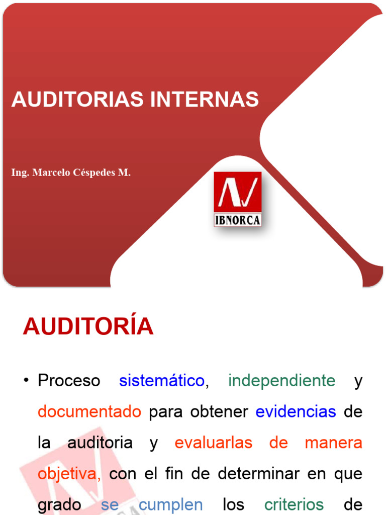 AUDITORIAS SySO | PDF | Auditoría | Contralor
