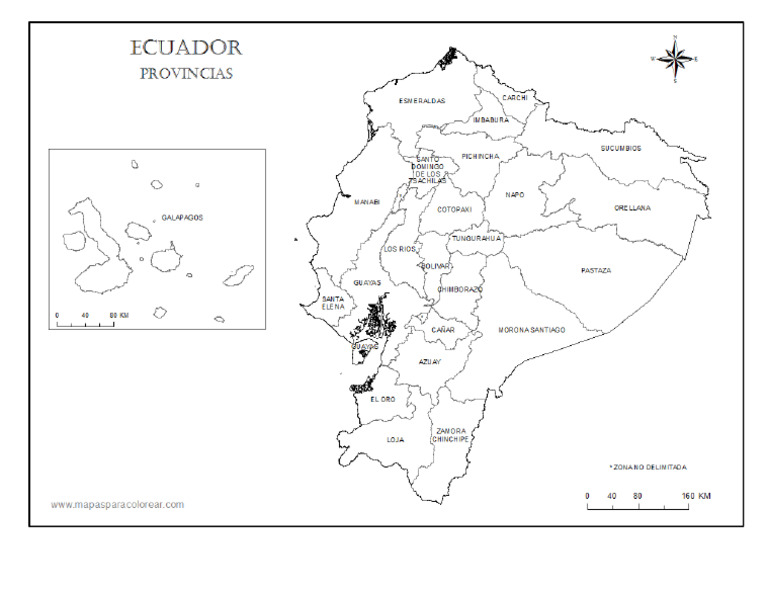Mapa #3 - Ecuador Politico | PDF
