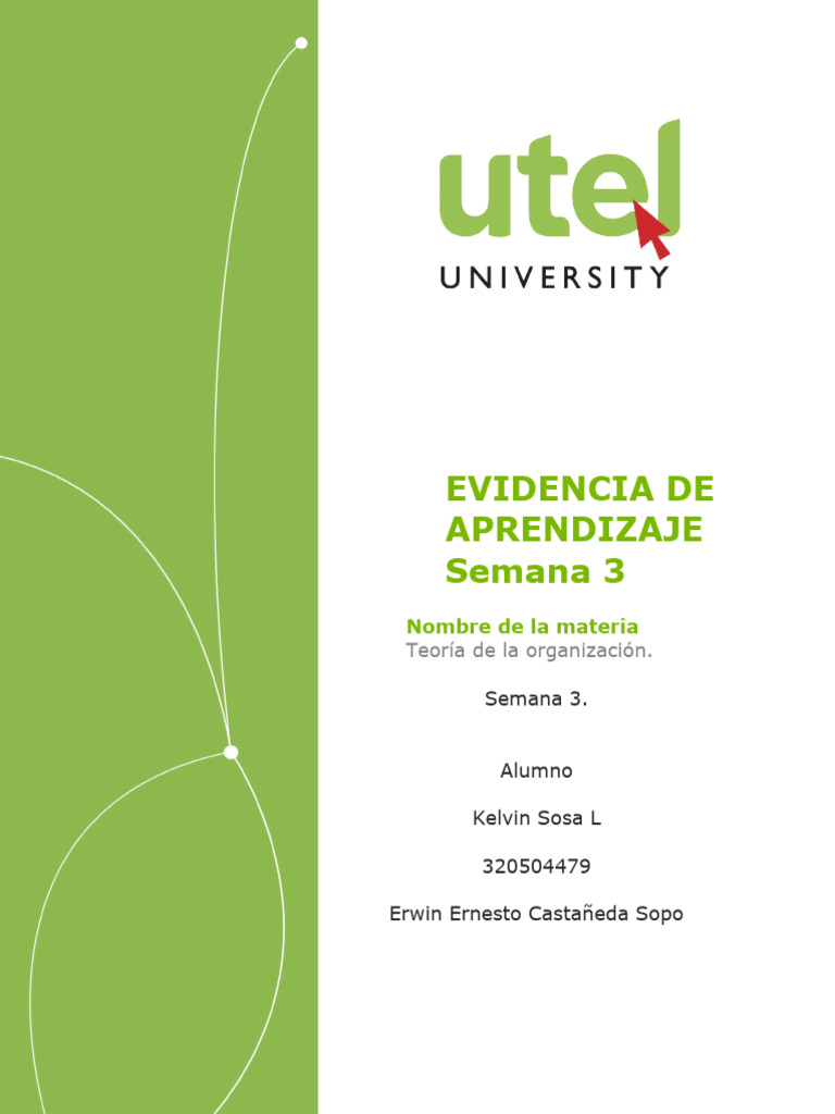 Teoria de La Organización - EA - S3 - P | PDF | Teoría | Science