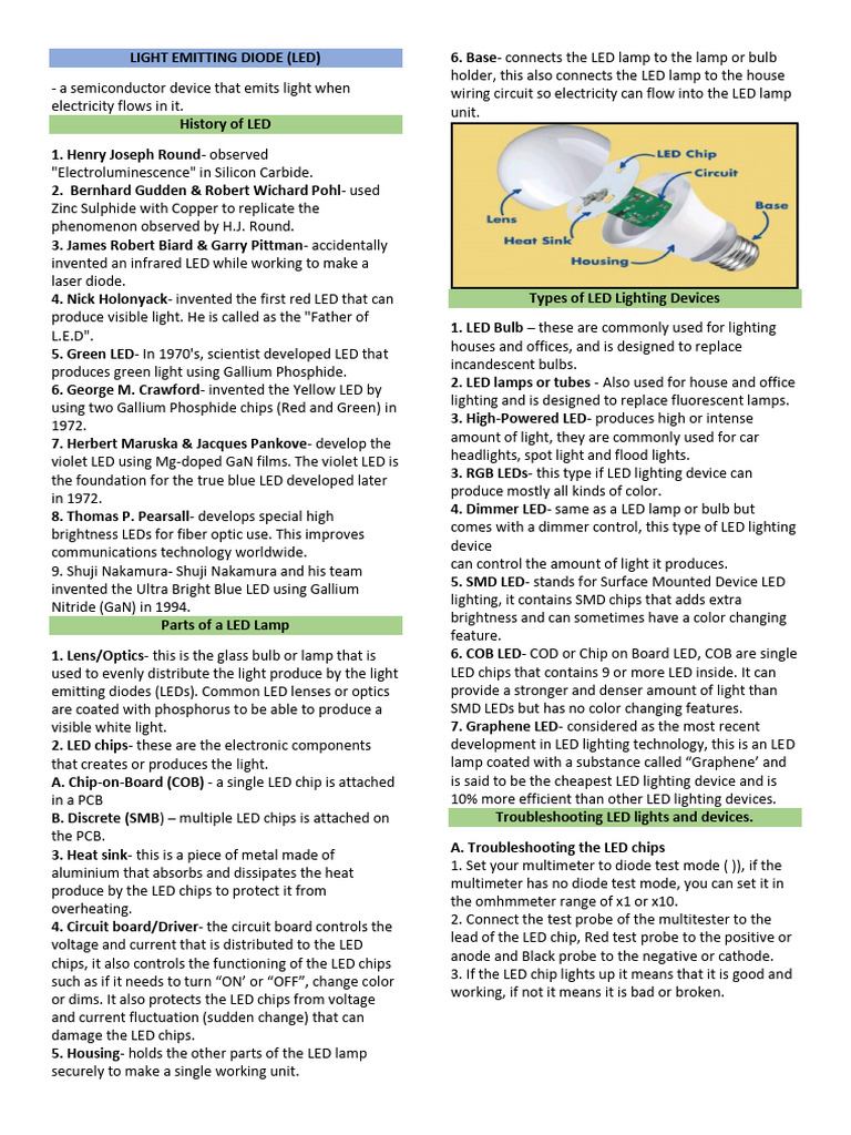 Light Emitting Diode | PDF | Light Emitting Diode | Voltage