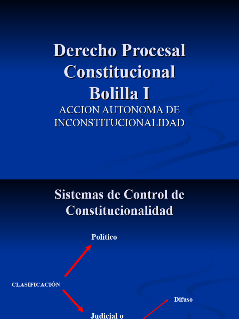 Derecho Procesal Constitucional | PDF | Caso de ley | Ley procesal