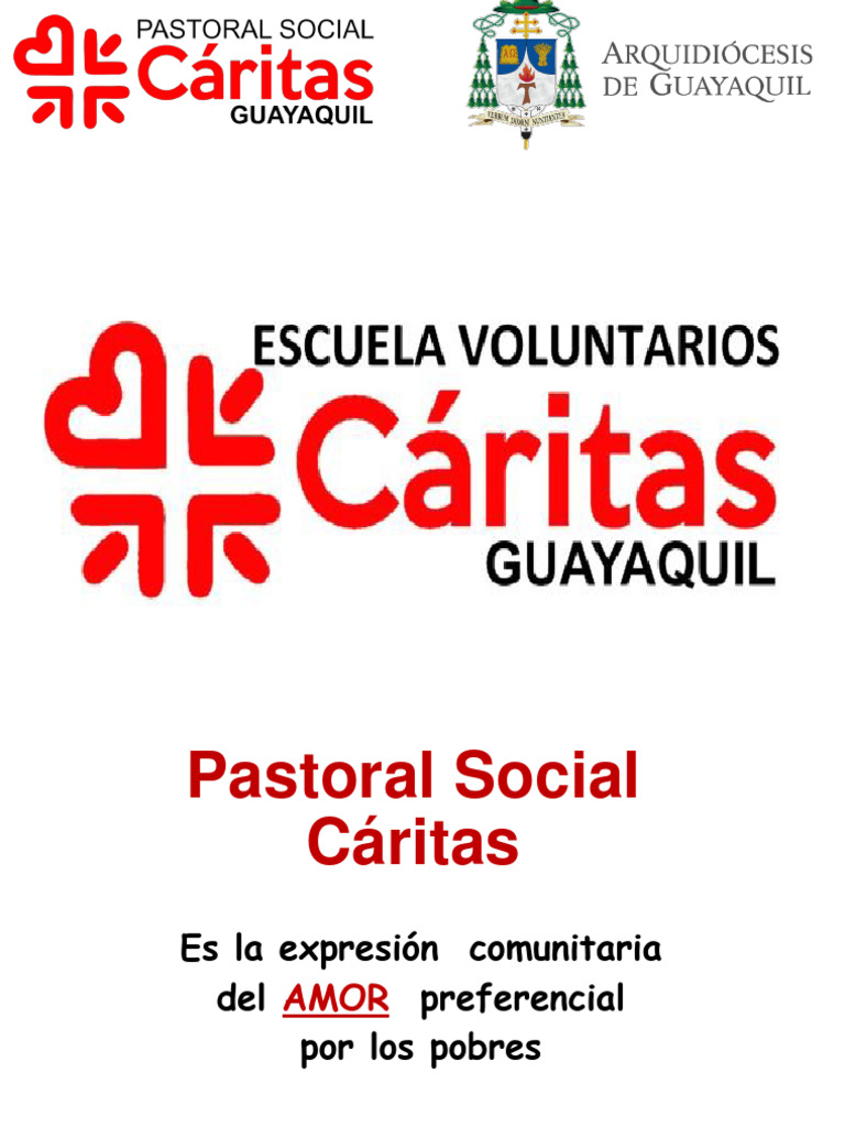 Qué es Cáritas y su misión social | PDF | Iglesia Católica | Comisión ...