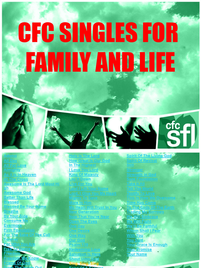 CFC Songs for Worship and Praise | PDF | Worship | Glory (Religion)
