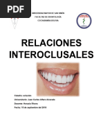 Oclusion Fosa Cuspide | PDF | Anatomia dental | Diente