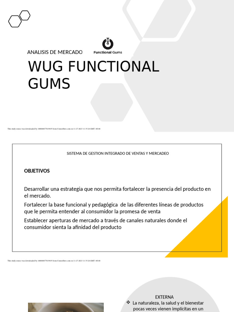 Wug Functional Gums | PDF | Economias | Business