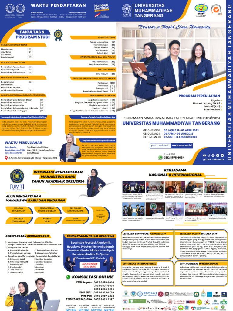 Brosur New Umt 2023 | PDF