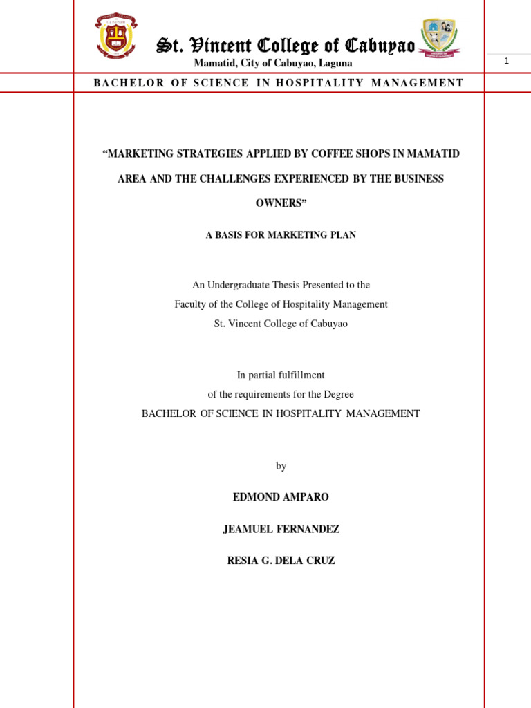 THESIS Chapter 1 | PDF | Marketing | Retail