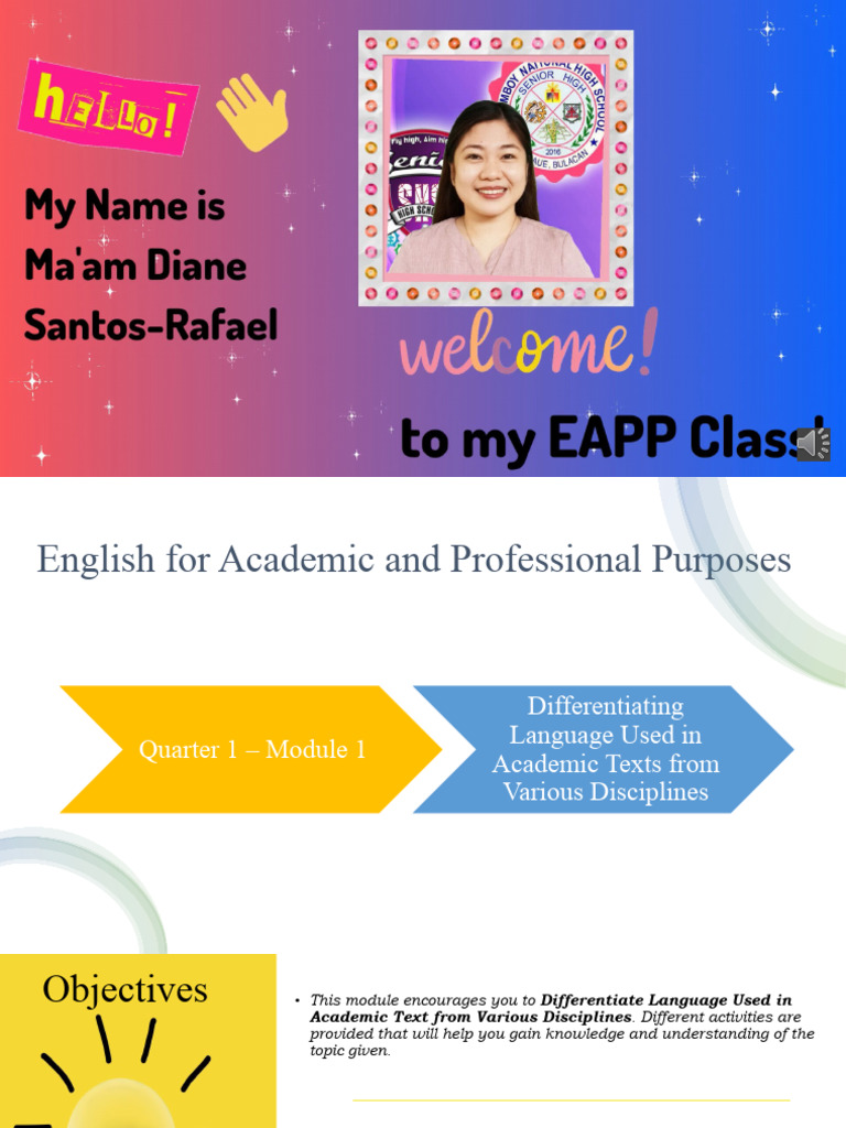 Differentiating Language Used in Academic Texts From Various ...