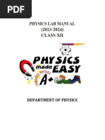 Class 11 Cbse Physics Practical | PDF | Science & Mathematics