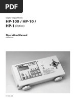 HIOS HM-100 Torque Meter User Manual | PDF | Screw | Electrical Connector