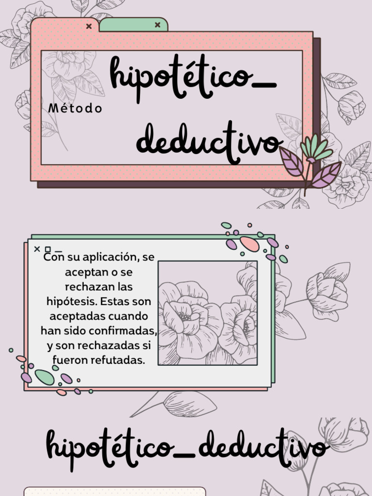 Método Hipotético-Deductivo Explicado | PDF