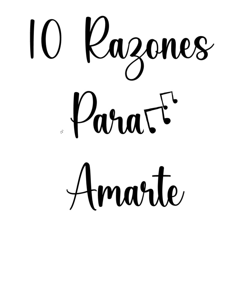 10 Razones | PDF
