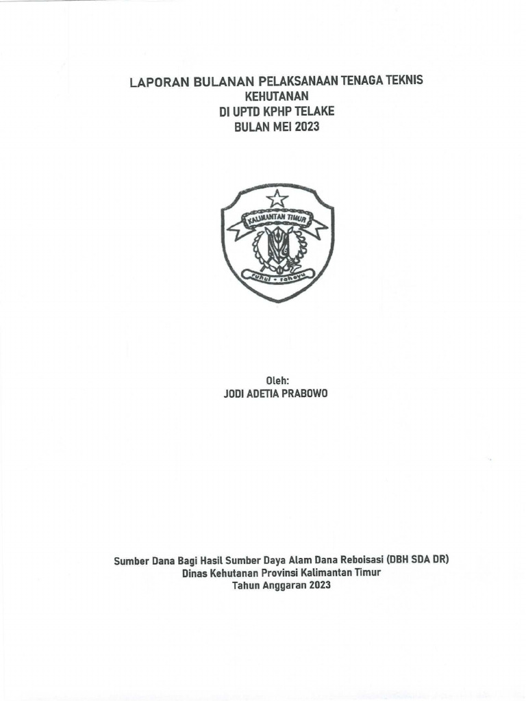 Jodi Adetia Perabowo - KPHP Telake-Mei 2023 | PDF