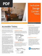 Accessible Single User Toilet Plans | PDF | Public Toilet | Door