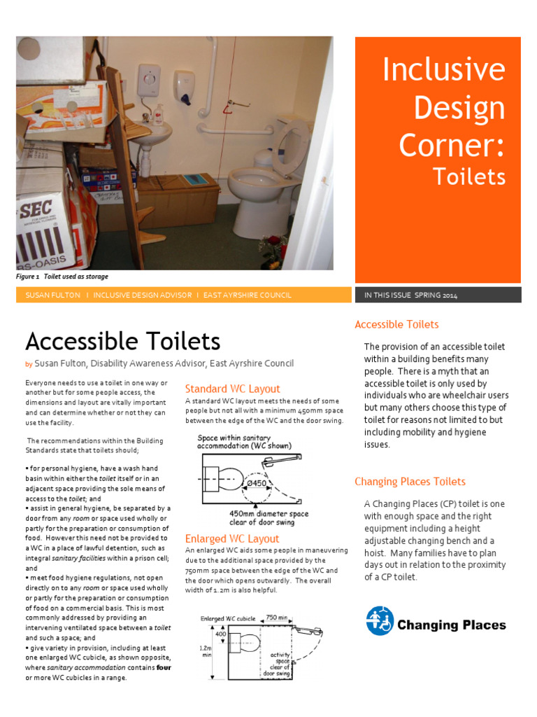 BSInclusive Design Accessible Toilets | PDF | Toilet | Wheelchair